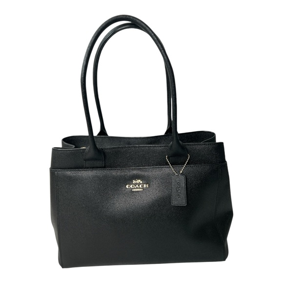 Coach | Bags | Coach Casey Crossgrain Leather Carryall Shoulder Bag ...